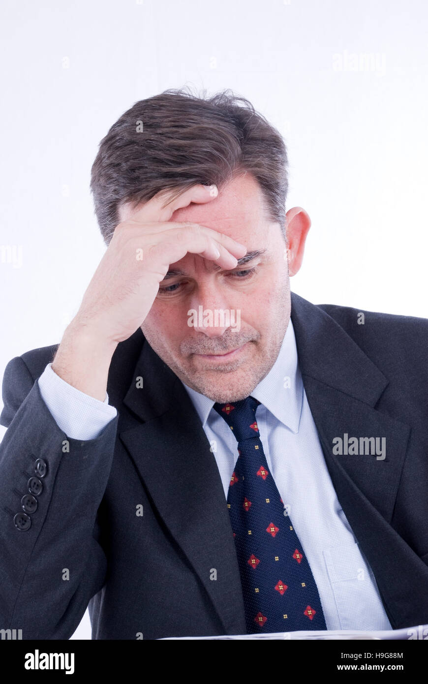 Worried businessman, 50+ Stock Photo - Alamy