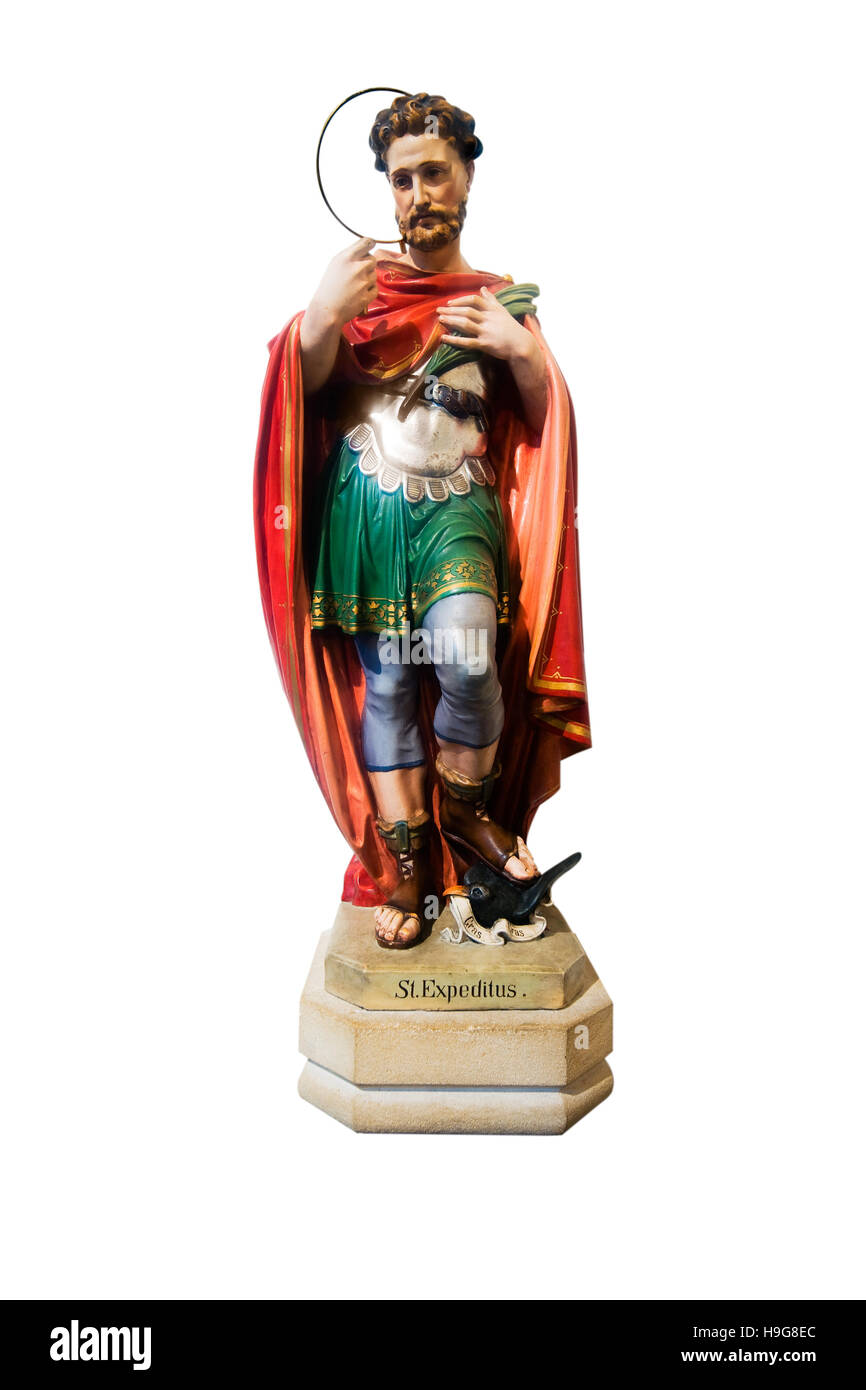 Statue of Saint Expeditus Stock Photo - Alamy