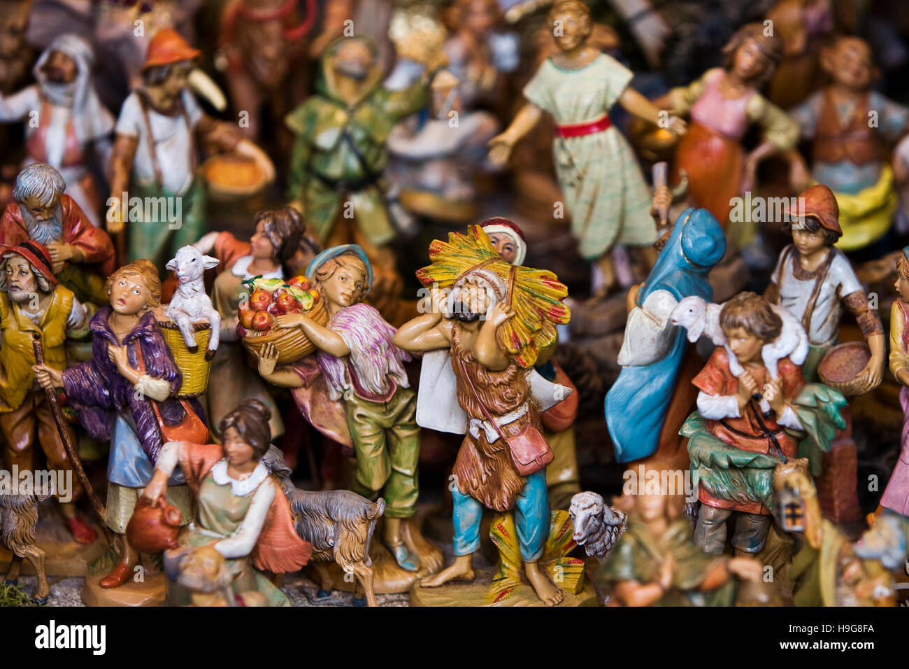 Nativity scene figures Stock Photo - Alamy