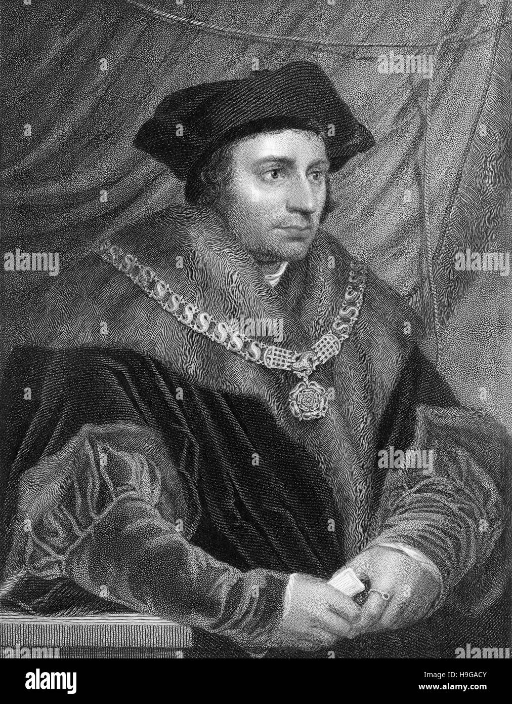 Sir Thomas More, Thomas Morus or More, 1478 - 1535, an English ...