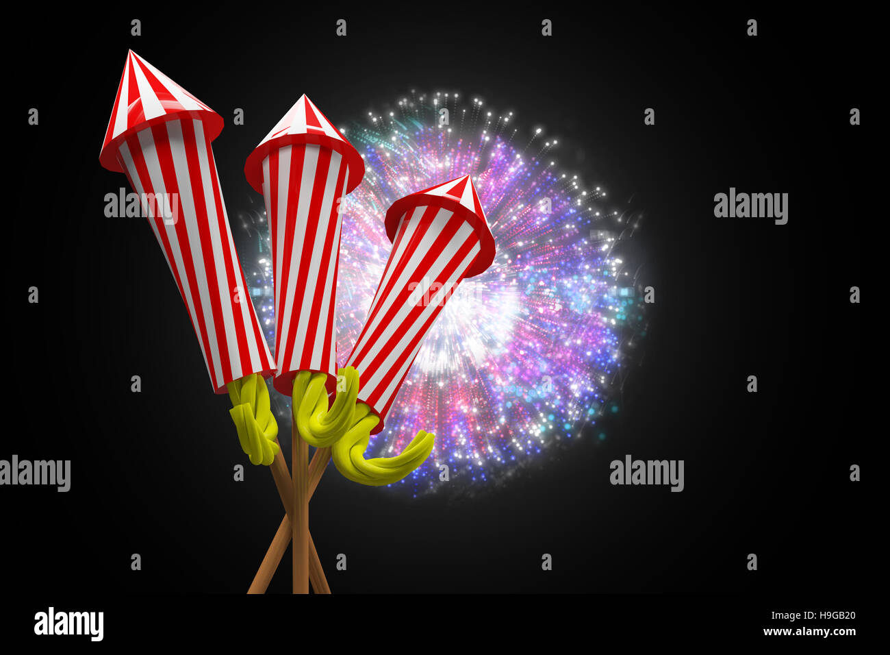 Animated fireworks hi-res stock photography and images - Alamy