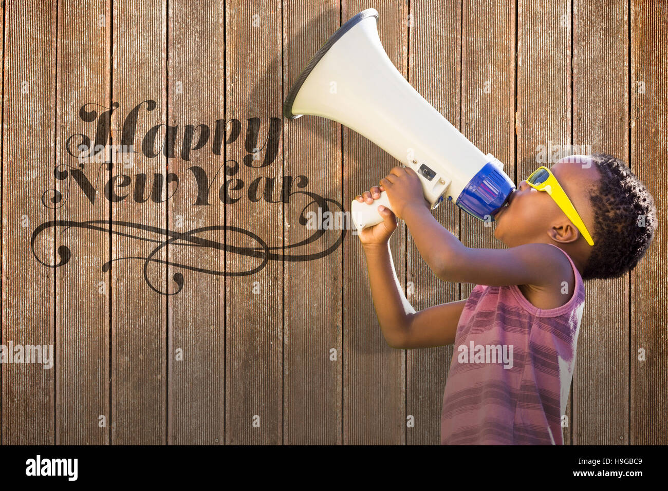 Child megaphone hi-res stock photography and images - Alamy