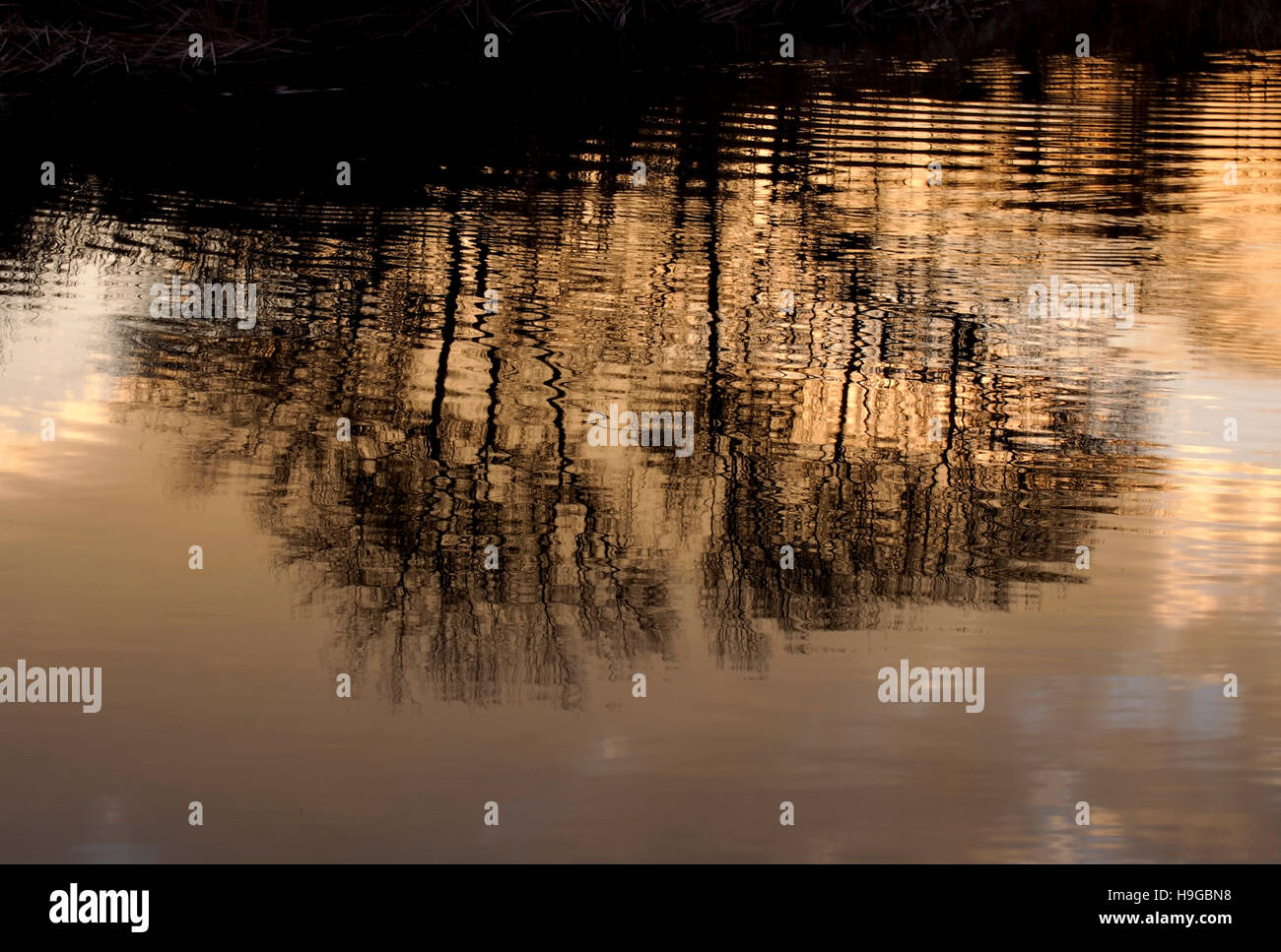 Abstract sky horizontal reflections hi-res stock photography and images ...