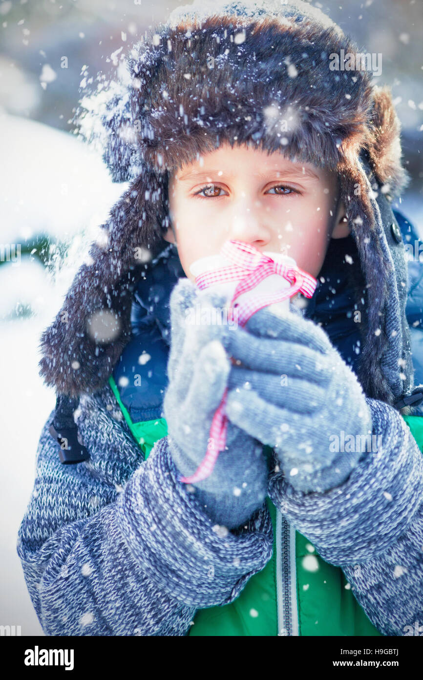Happy boy drinking hi-res stock photography and images - Alamy
