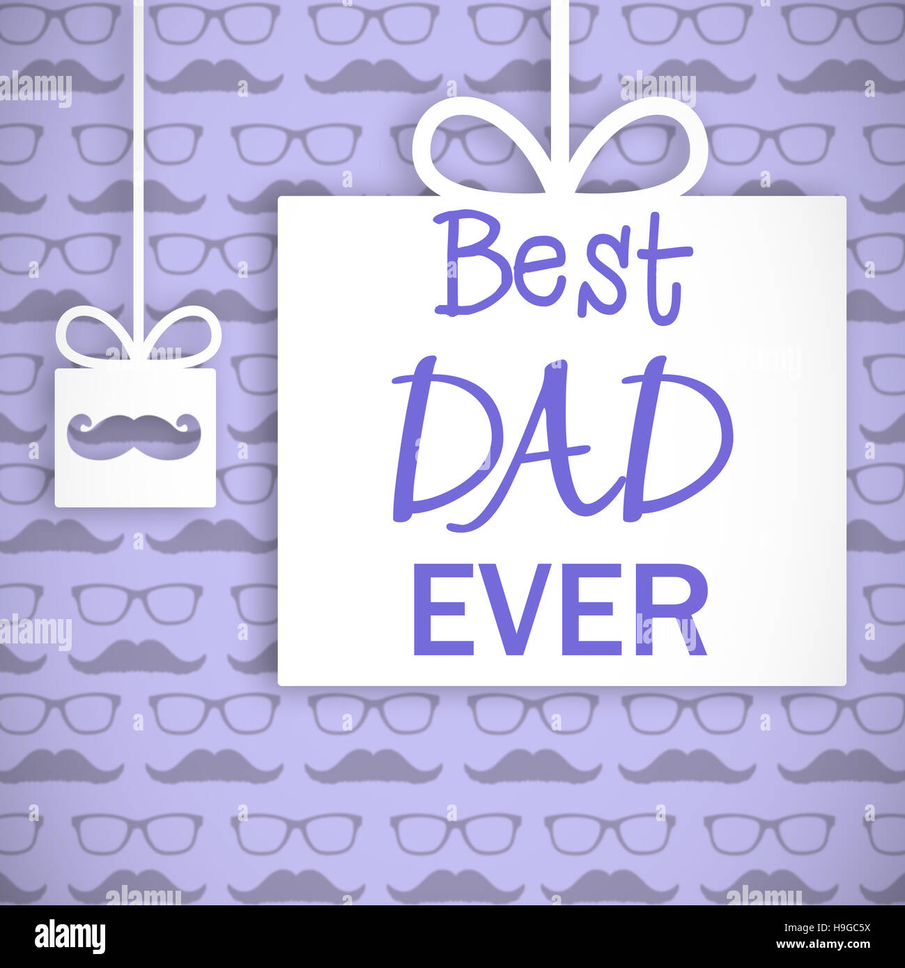 Best dad ever message Stock Photo - Alamy