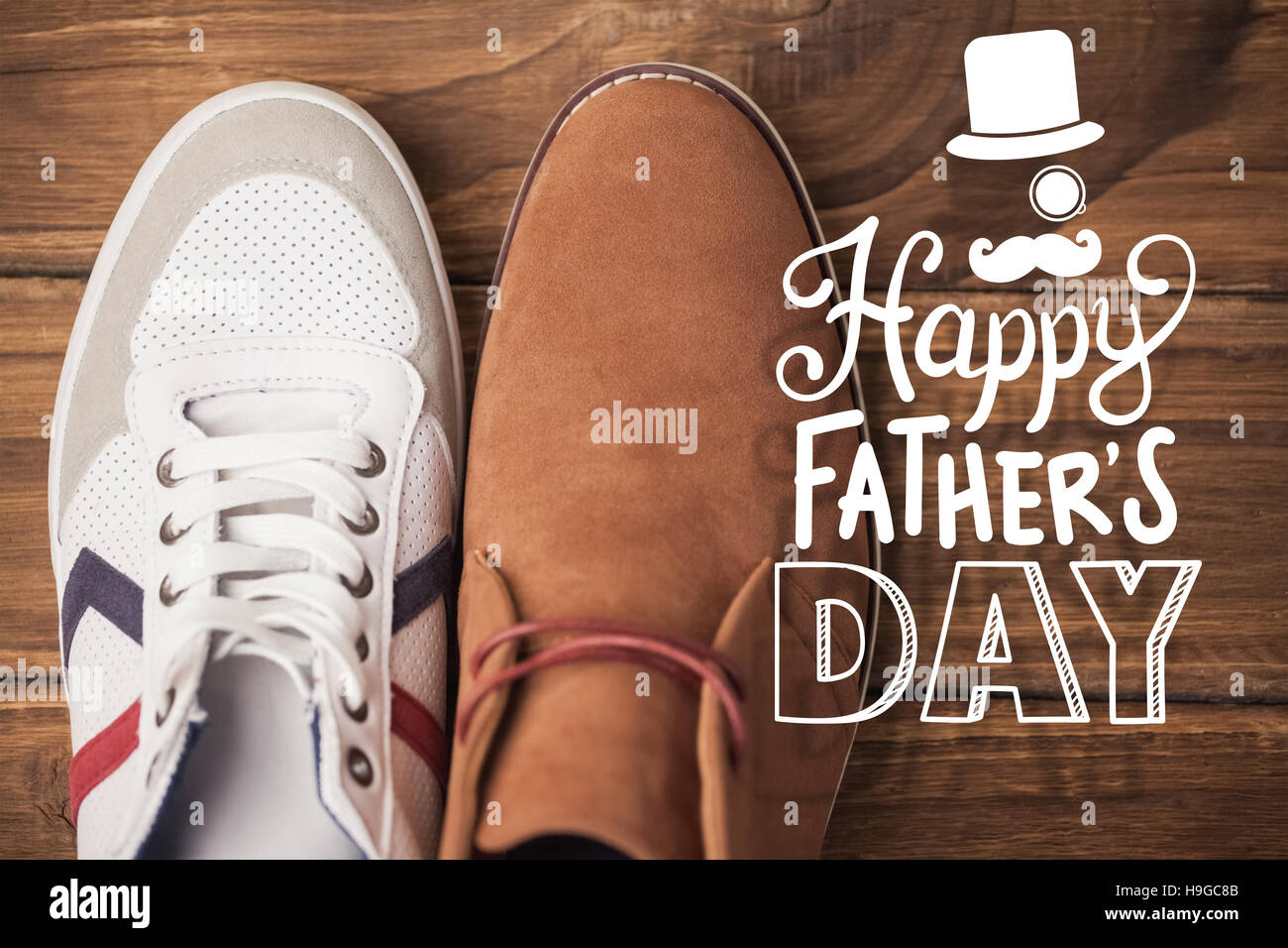 Composite image of fathers day greeting Stock Photo - Alamy