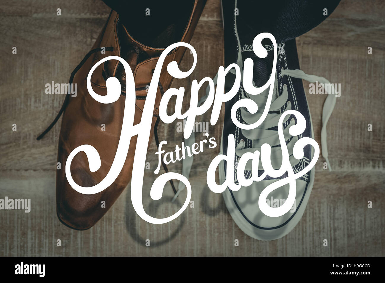 Composite image of fathers day greeting Stock Photo - Alamy