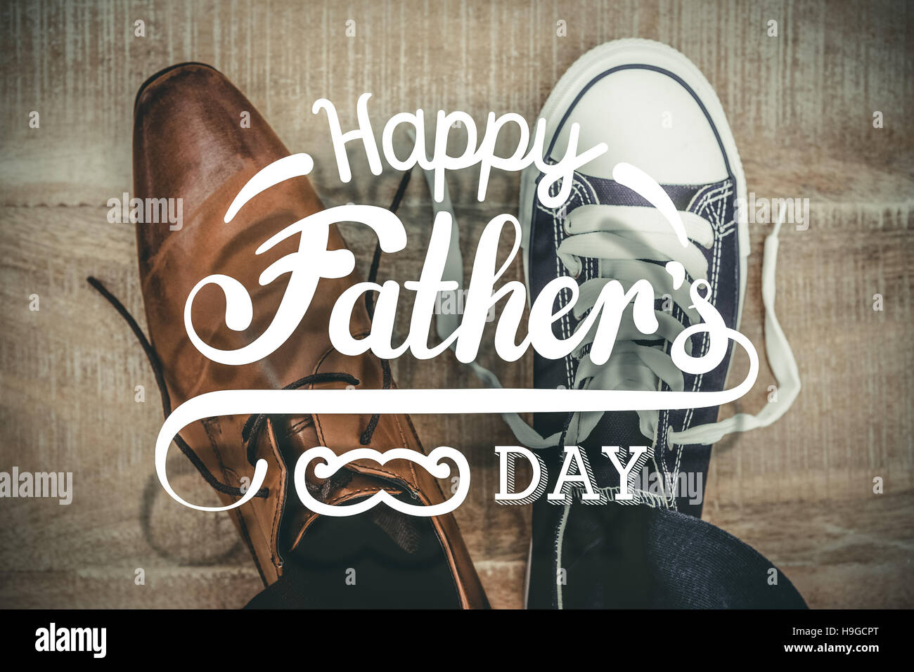 Composite image of fathers day greeting Stock Photo - Alamy