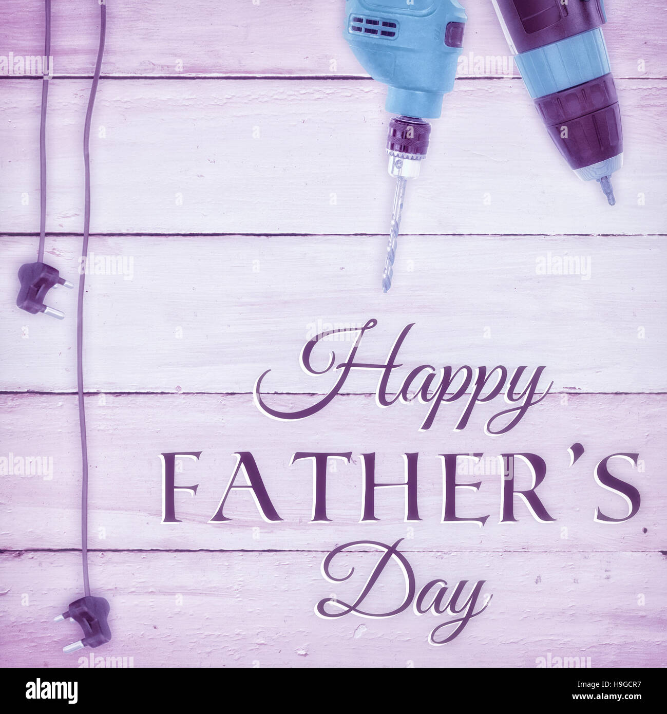 Composite image of happy fathers day Stock Photo - Alamy