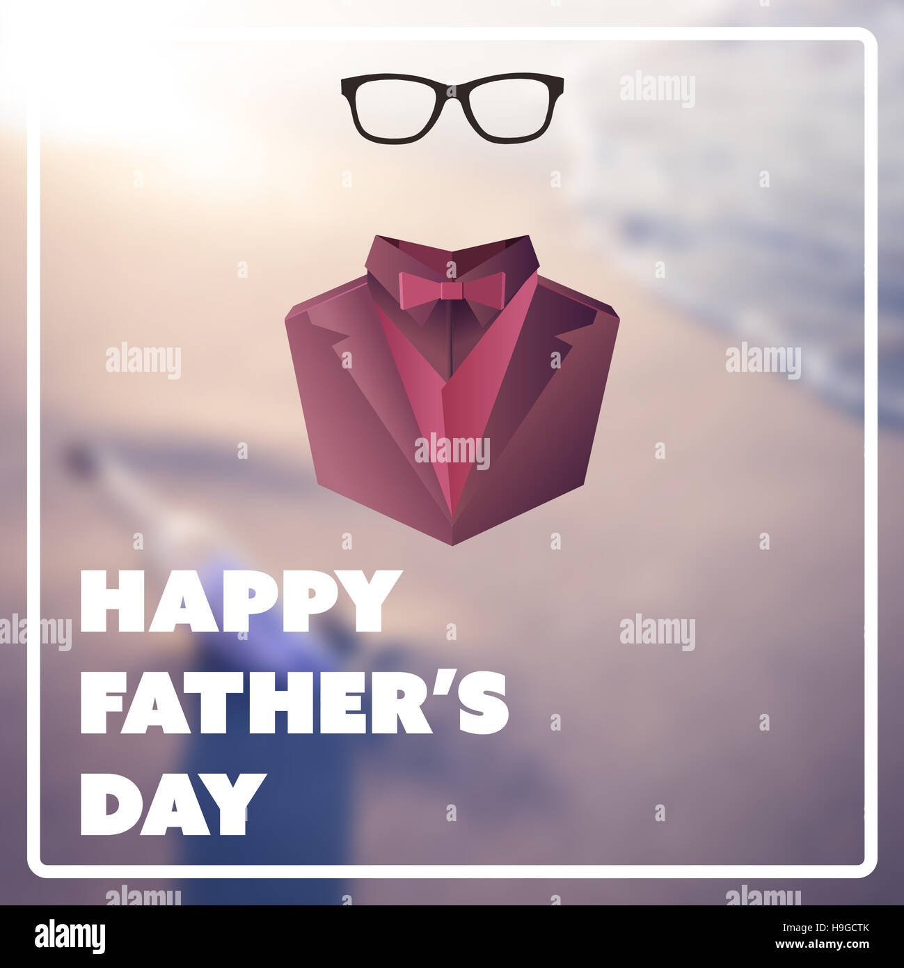 Composite image of happy fathers day Stock Photo - Alamy