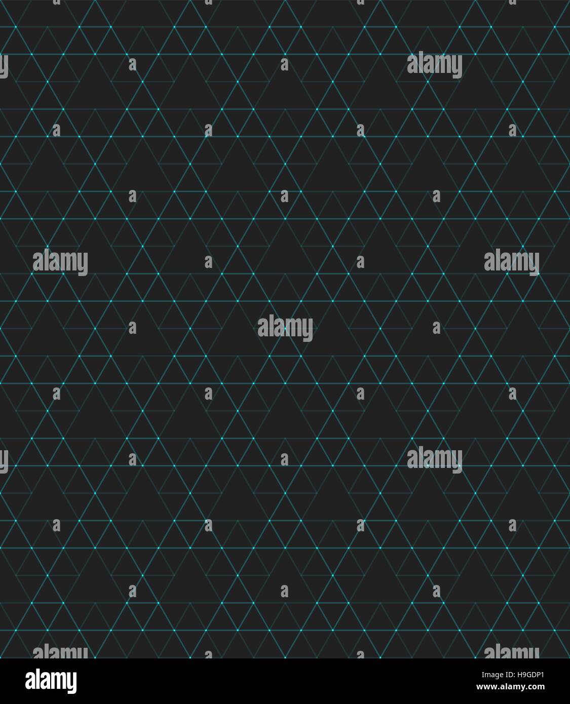 vector green color triangle hexagonal decorative seamless pattern ...