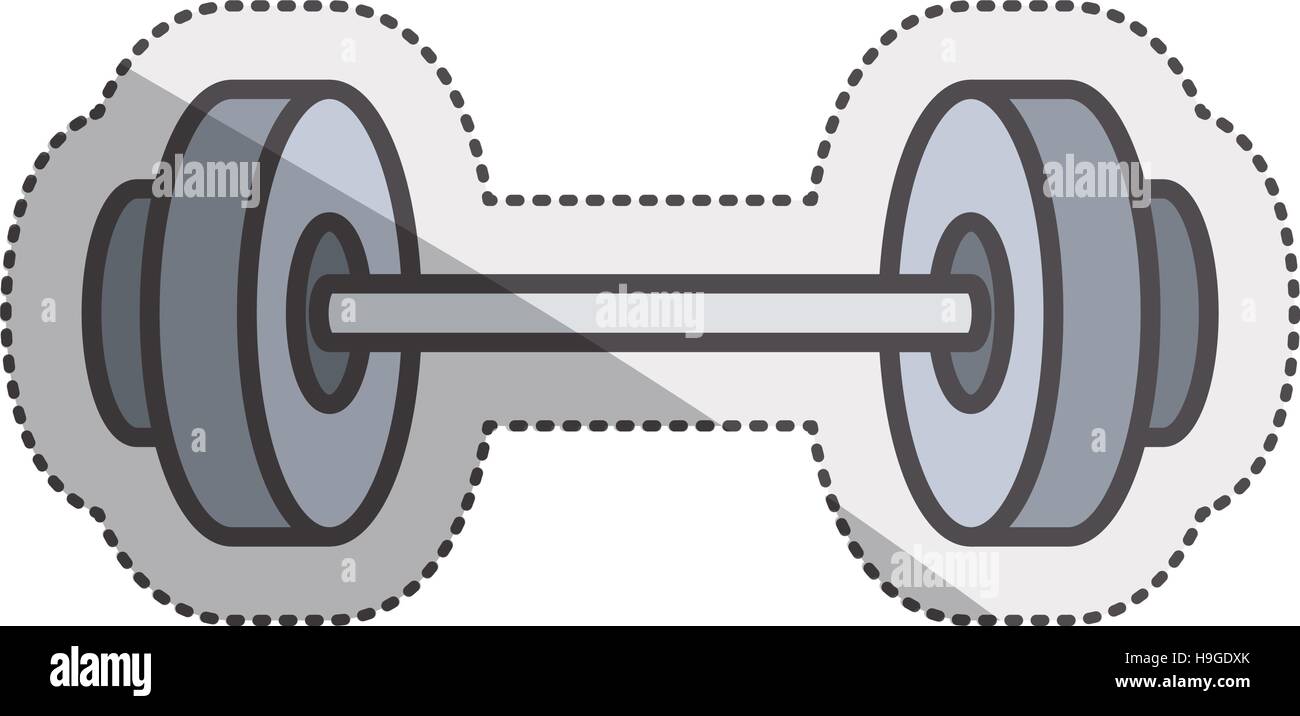 Weight icon. Healthy lifestyle fitness and sport theme. Isolated design ...