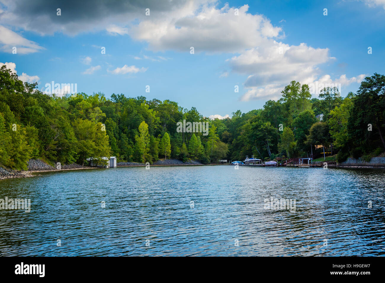 Lake Wylie, at McDowell Nature Preserve, in Charlotte, North Carolina ...