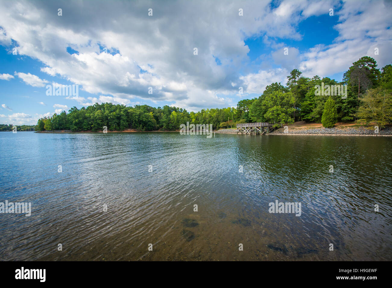 Lake Wylie, at McDowell Nature Preserve, in Charlotte, North Carolina ...