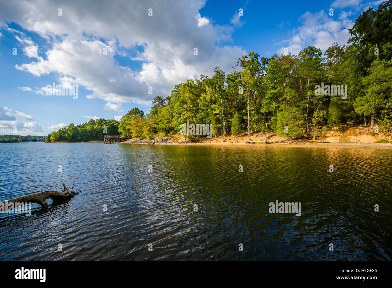 Lake Wylie, at McDowell Nature Preserve, in Charlotte, North Carolina ...