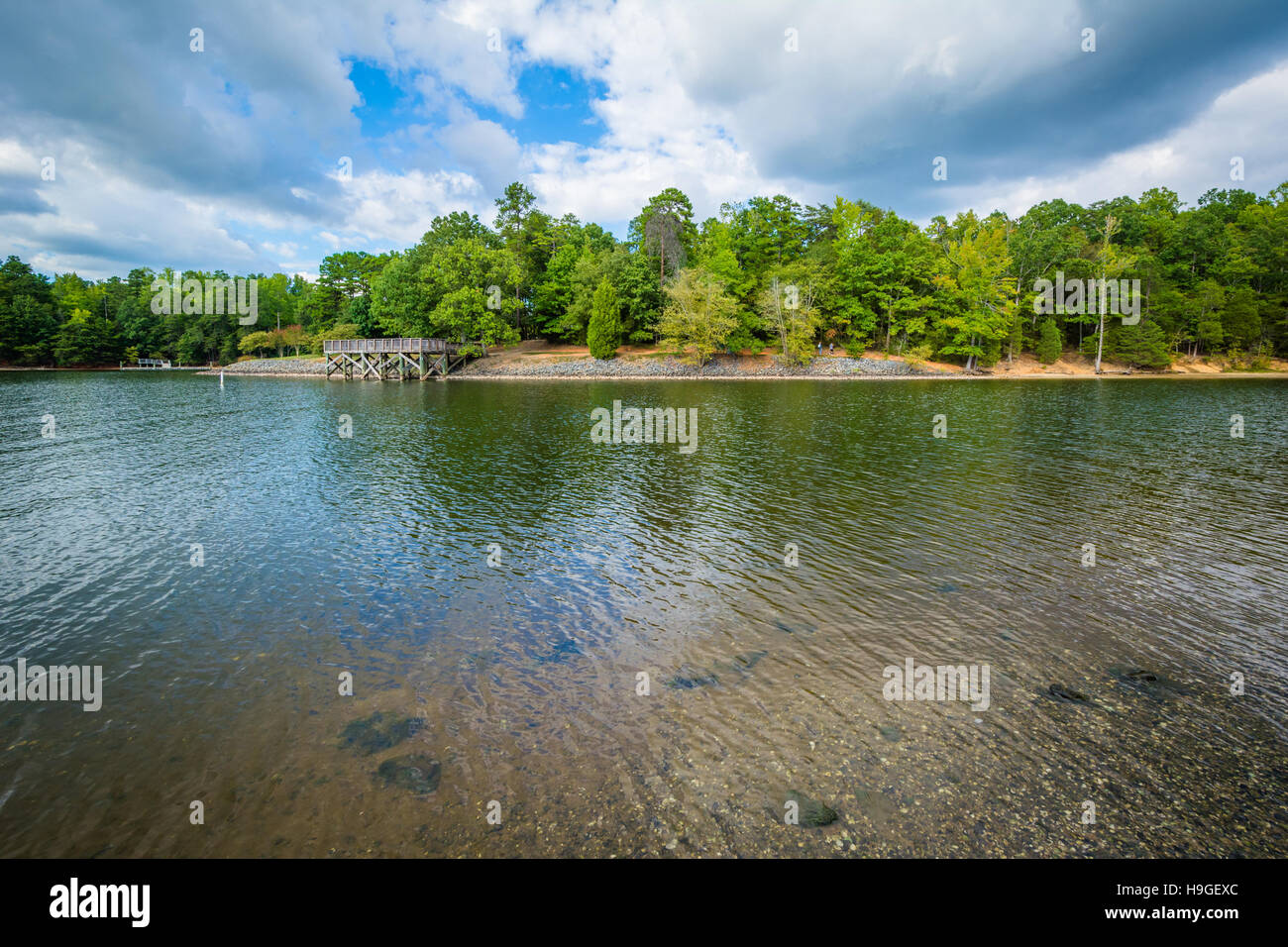 Lake Wylie, at McDowell Nature Preserve, in Charlotte, North Carolina ...