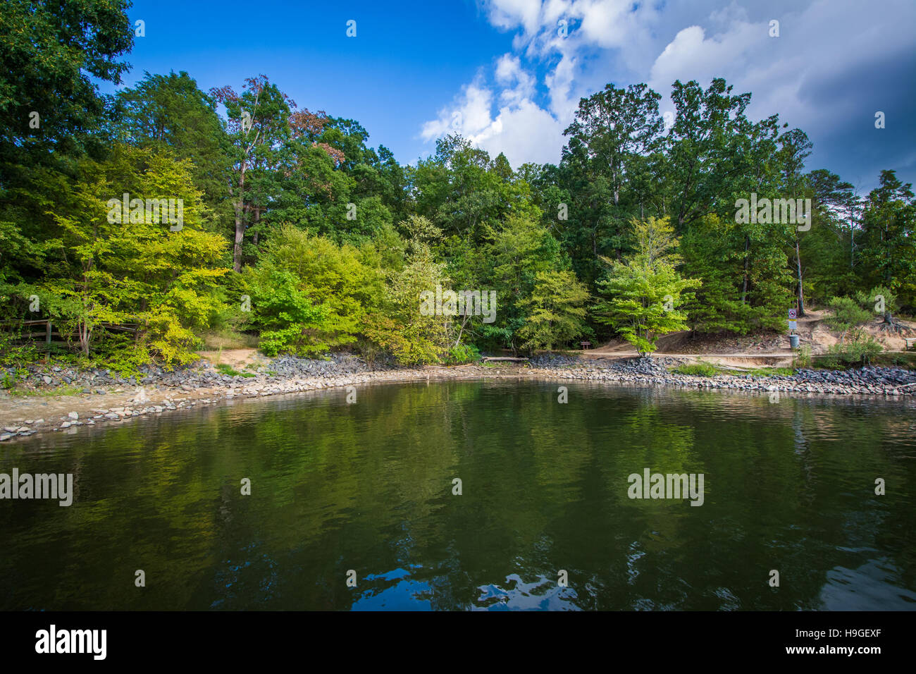 Lake Wylie, at McDowell Nature Preserve, in Charlotte, North Carolina ...