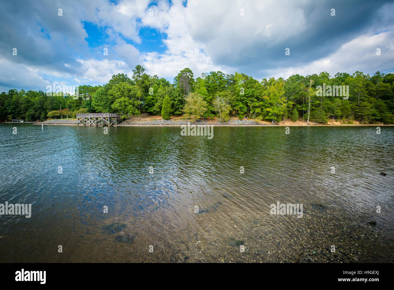 Lake Wylie, at McDowell Nature Preserve, in Charlotte, North Carolina ...