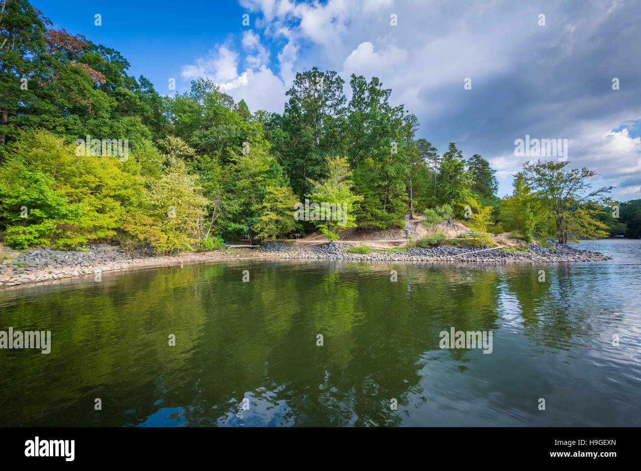 Lake Wylie, at McDowell Nature Preserve, in Charlotte, North Carolina ...