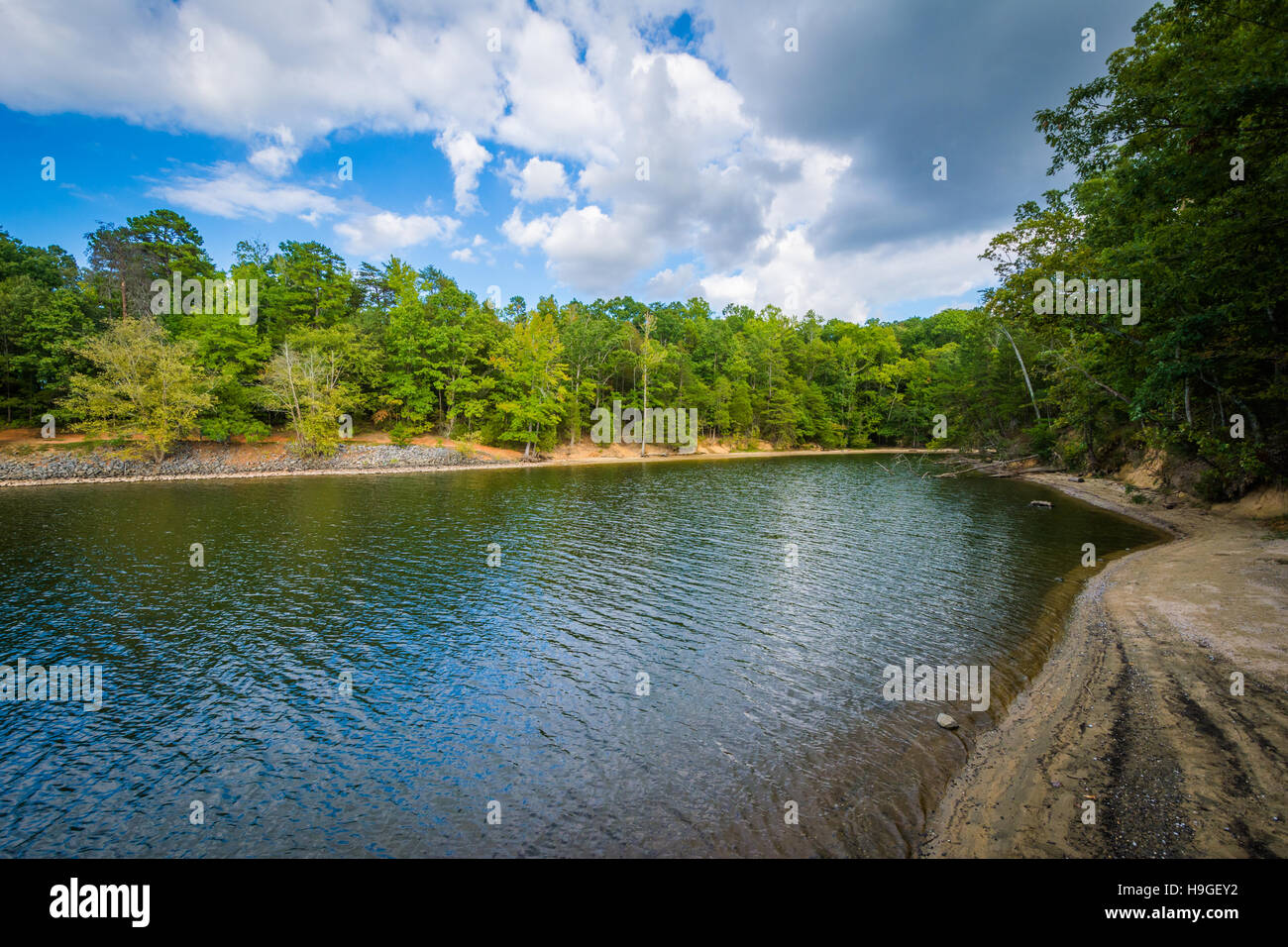 Lake Wylie, at McDowell Nature Preserve, in Charlotte, North Carolina ...