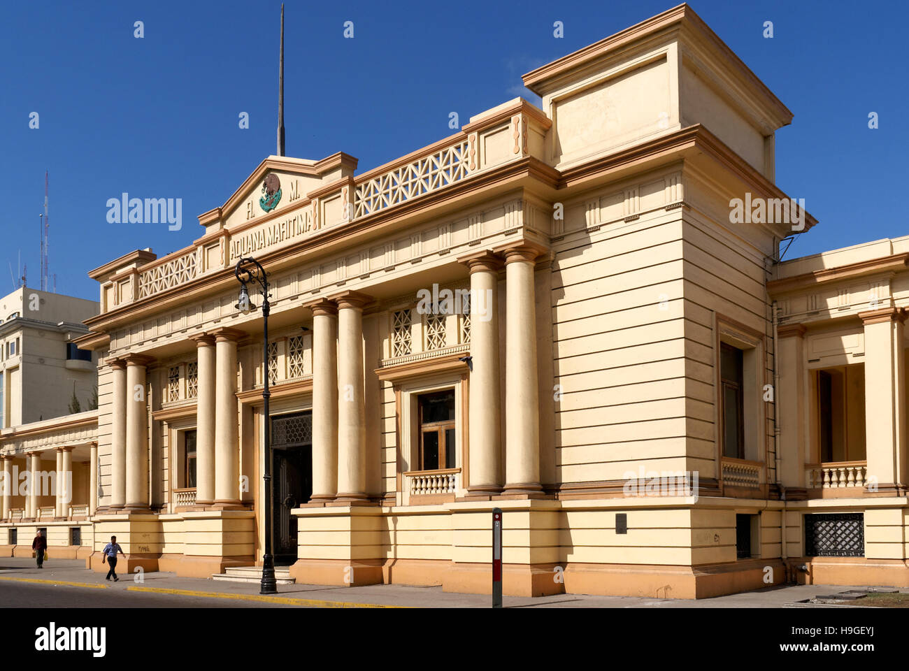 The 19th century Maritime Customs house or Aduana Maritima building in ...