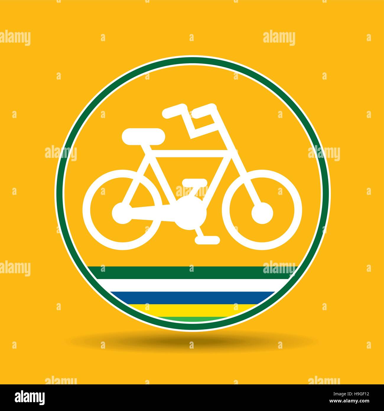 Cycling finish Stock Vector Images - Alamy