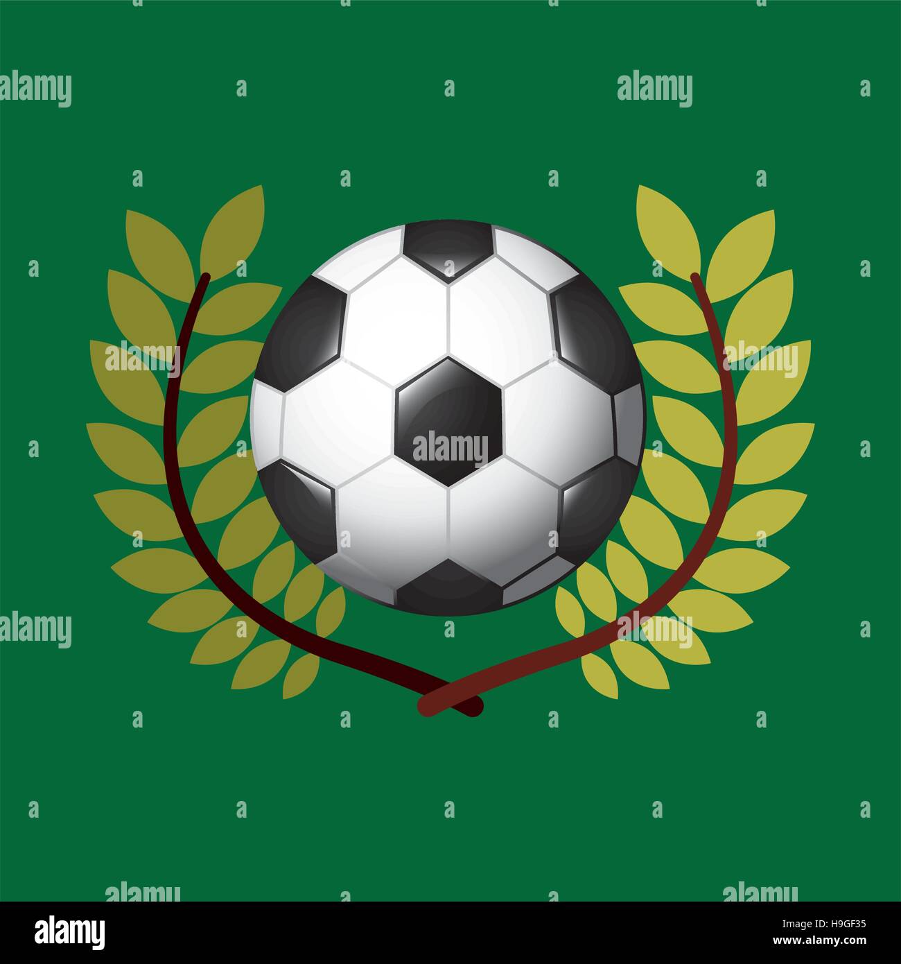 football olympic games emblem vector illustration eps 10 Stock Vector ...