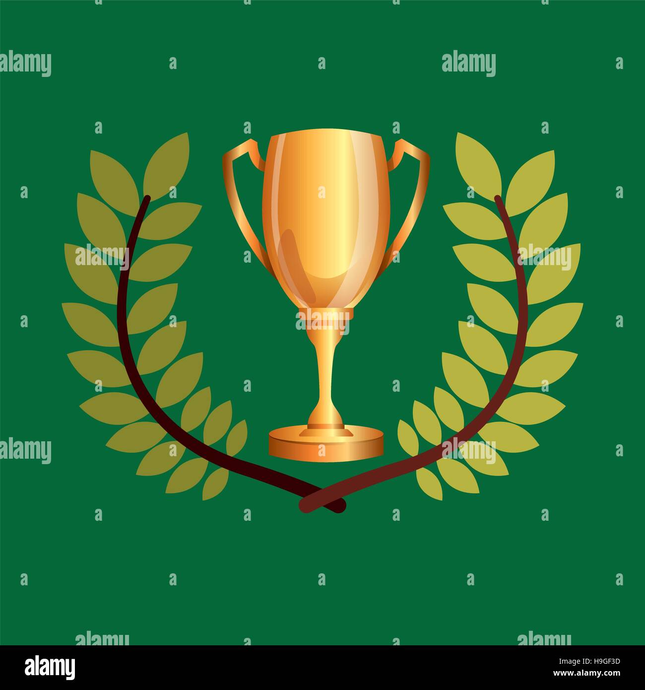 trophy olympic games emblem vector illustration eps 10 Stock Vector ...