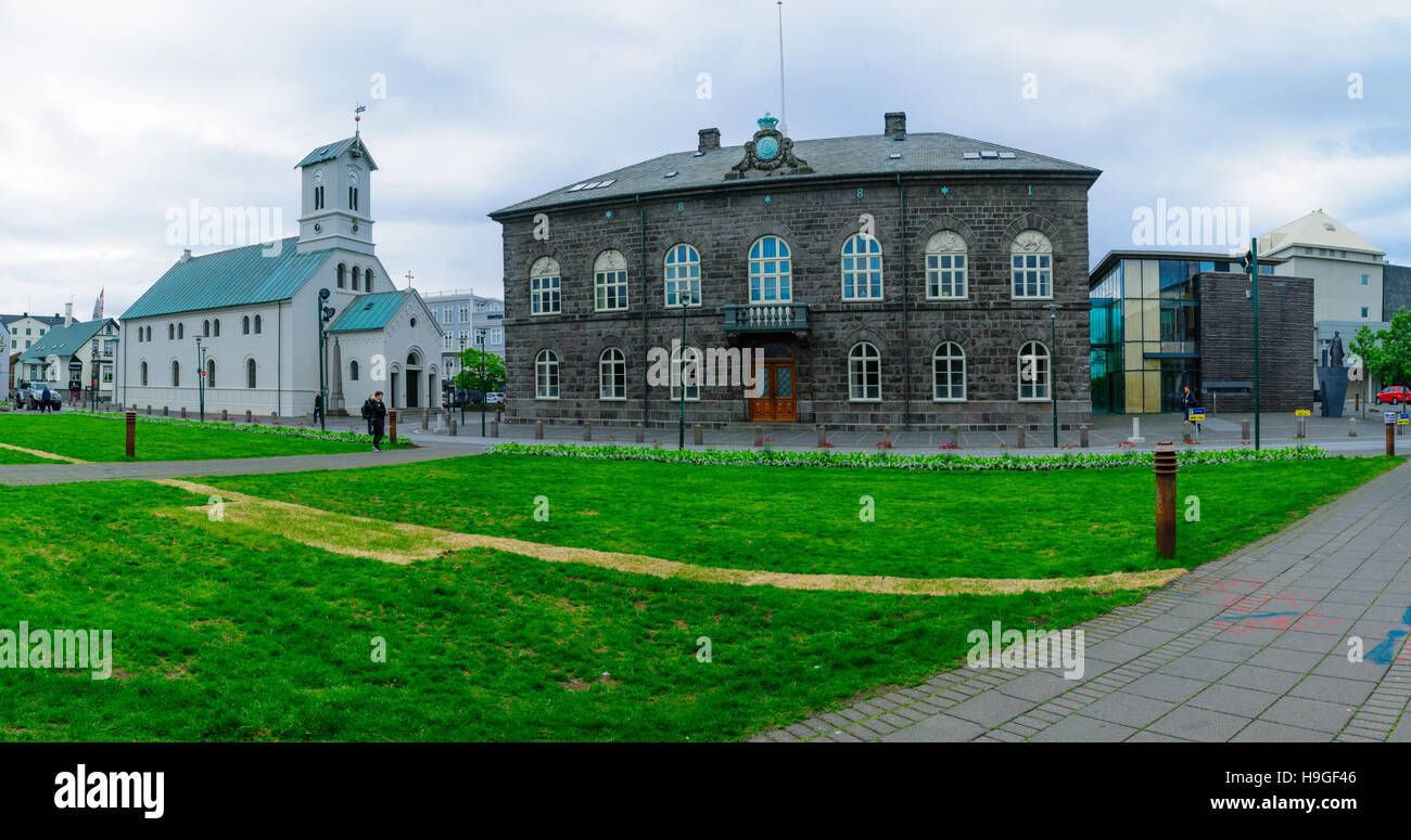 Reykjavik house roof hi-res stock photography and images - Alamy