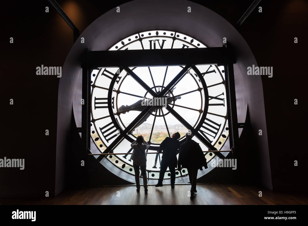 giant clock of Musee d'Orsay in Paris, France Stock Photo - Alamy