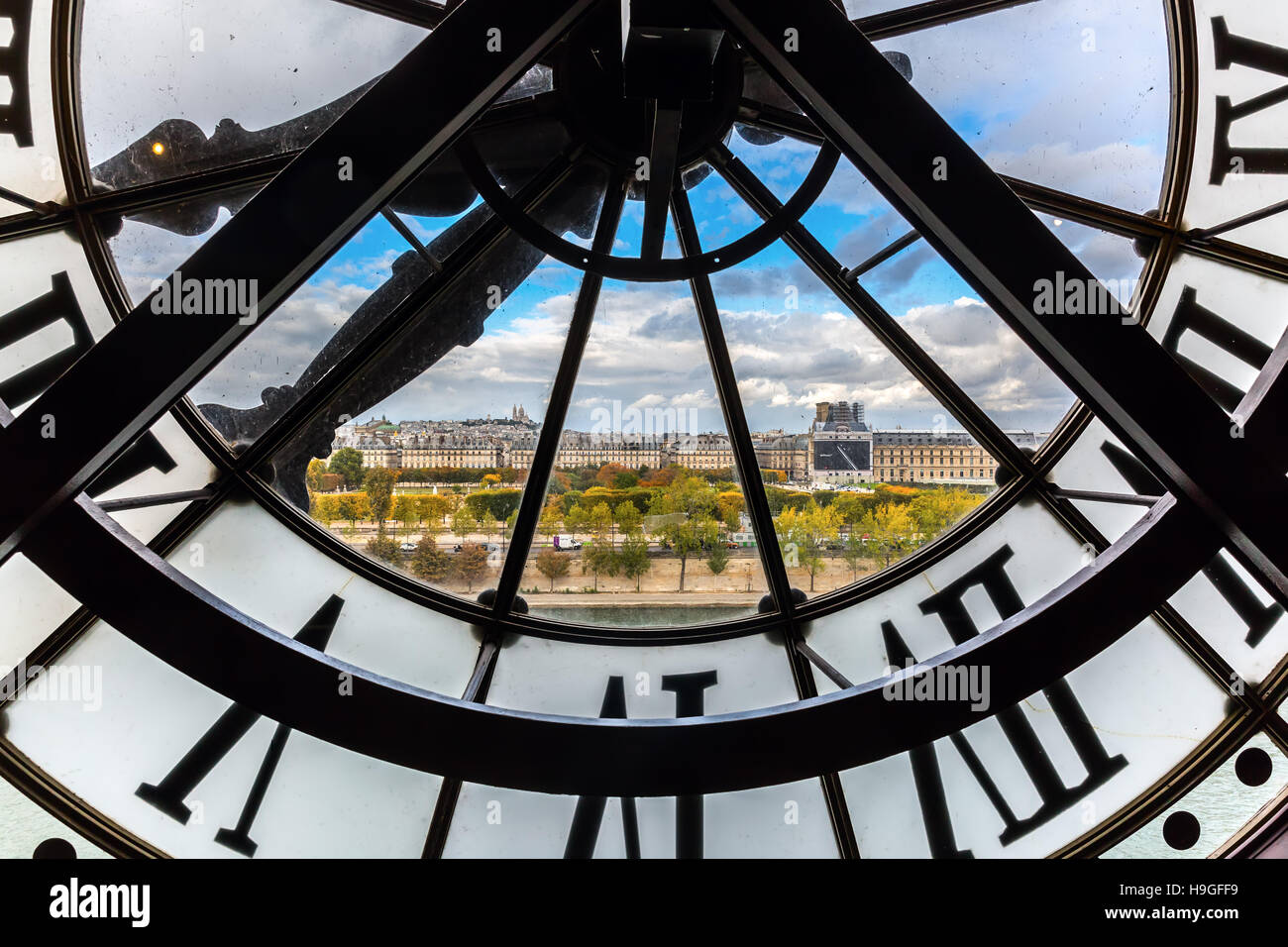 giant clock of Musee d'Orsay in Paris, France Stock Photo - Alamy