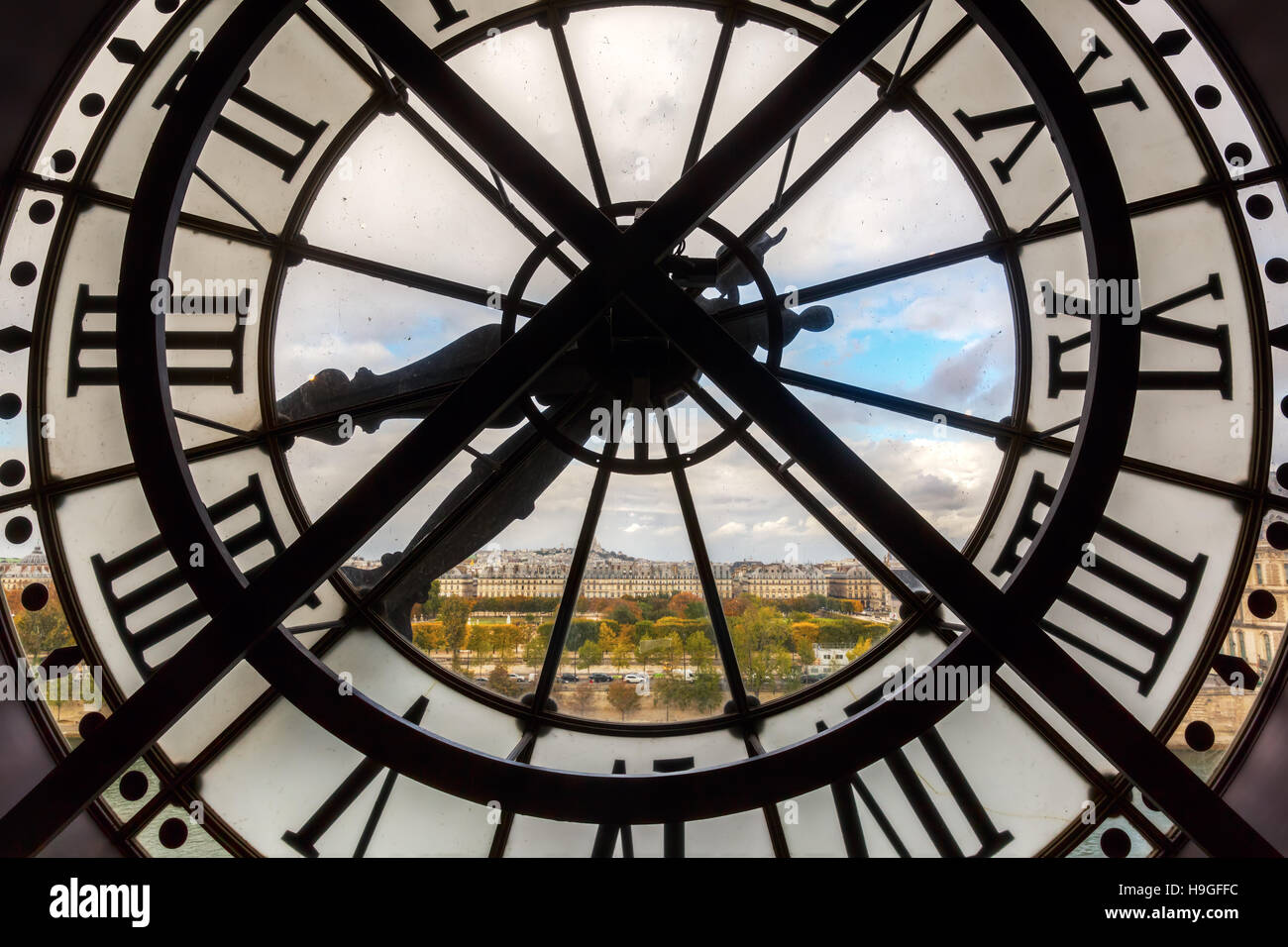 giant clock of Musee d'Orsay in Paris, France Stock Photo - Alamy