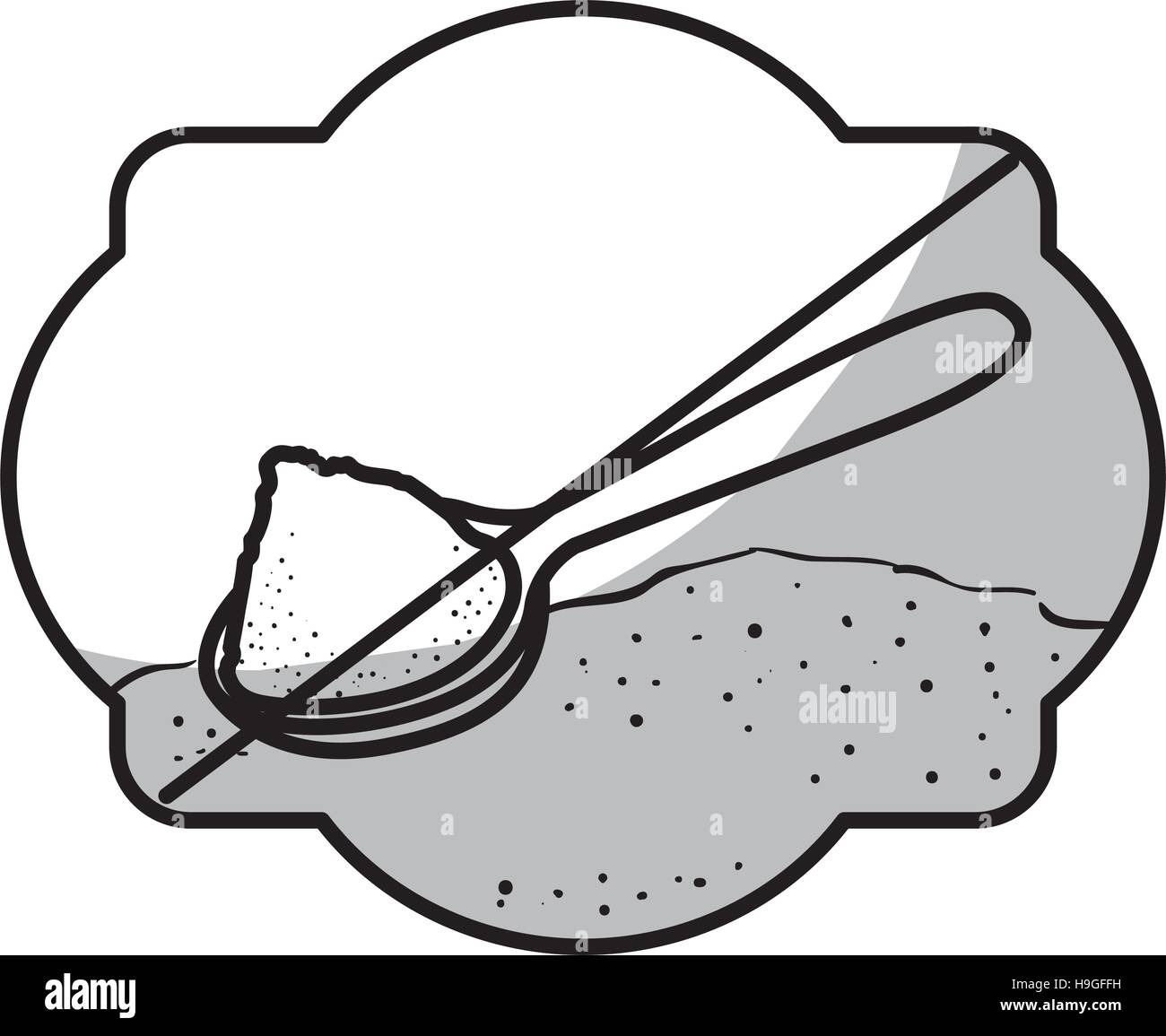 Frame of sugar free icon. Dessert sweet candy food and organic theme ...