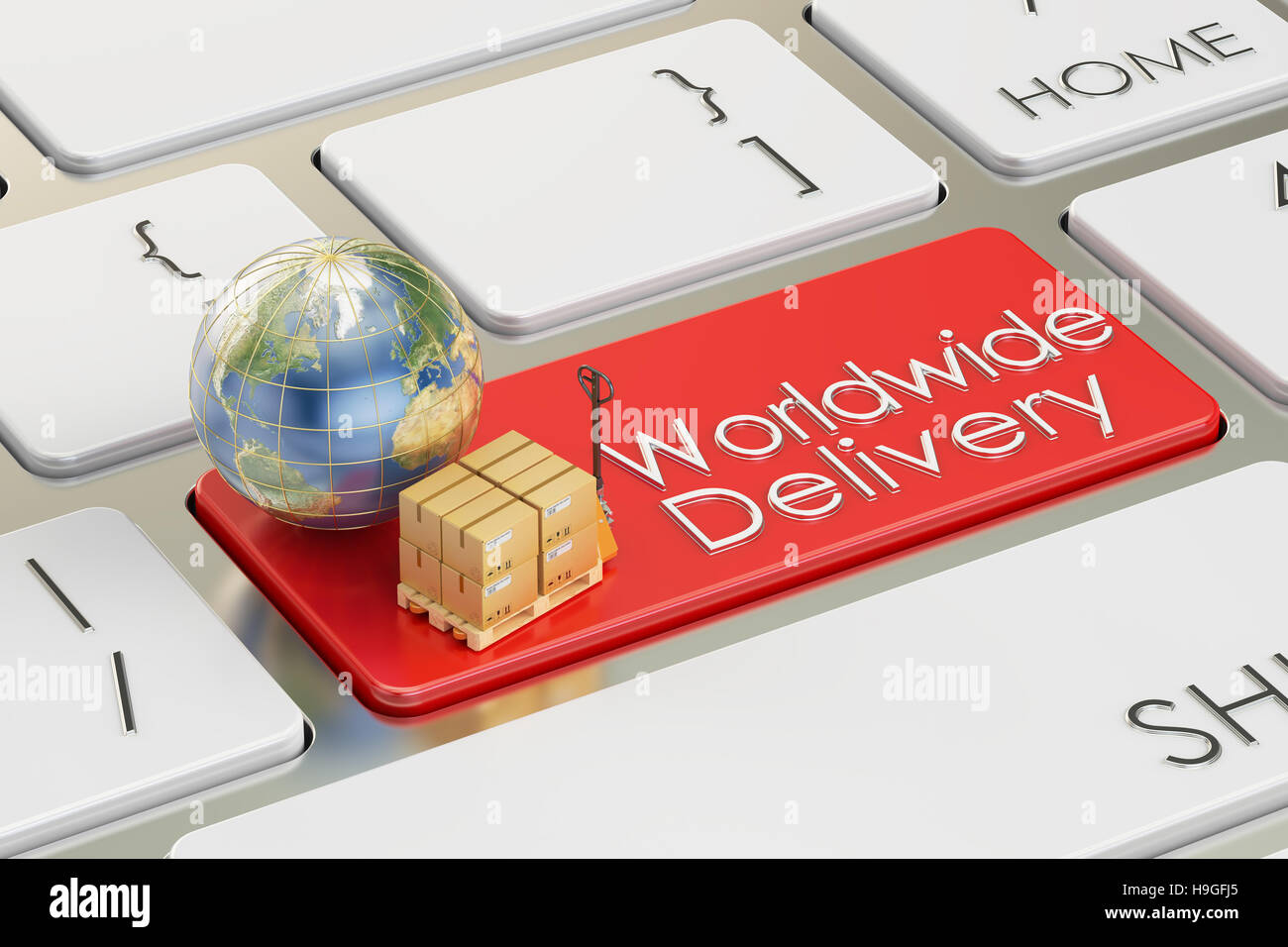 Cargo Parcel Globe High Resolution Stock Photography and Images - Alamy