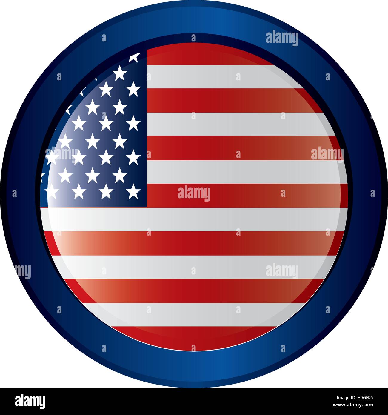 united states of america emblem vector illustration design Stock Vector ...