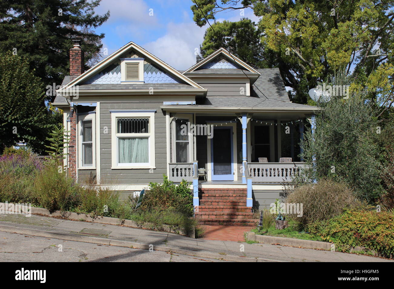Queen Anne Cottage, Sevastopol, Calkifornia Stock Photo - Alamy