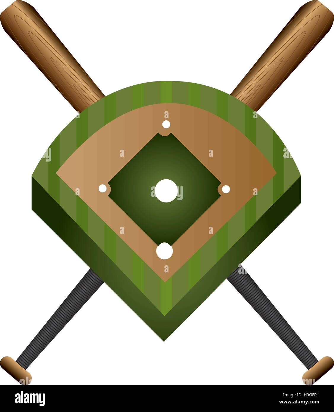 Outfield glove Stock Vector Images - Alamy