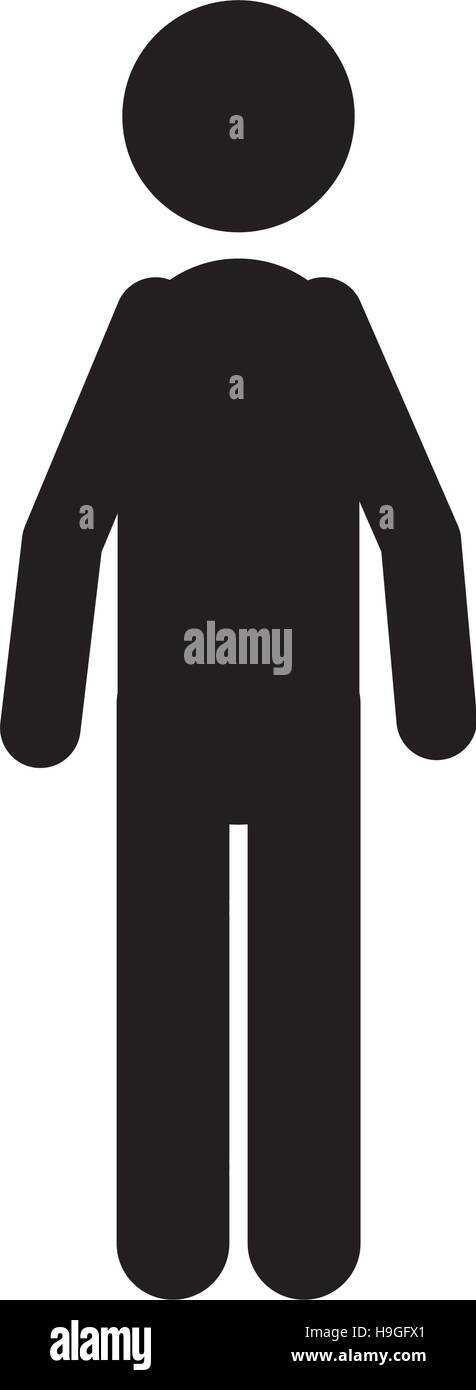 Pictogram icon. People person figure and human theme. Isolated design ...