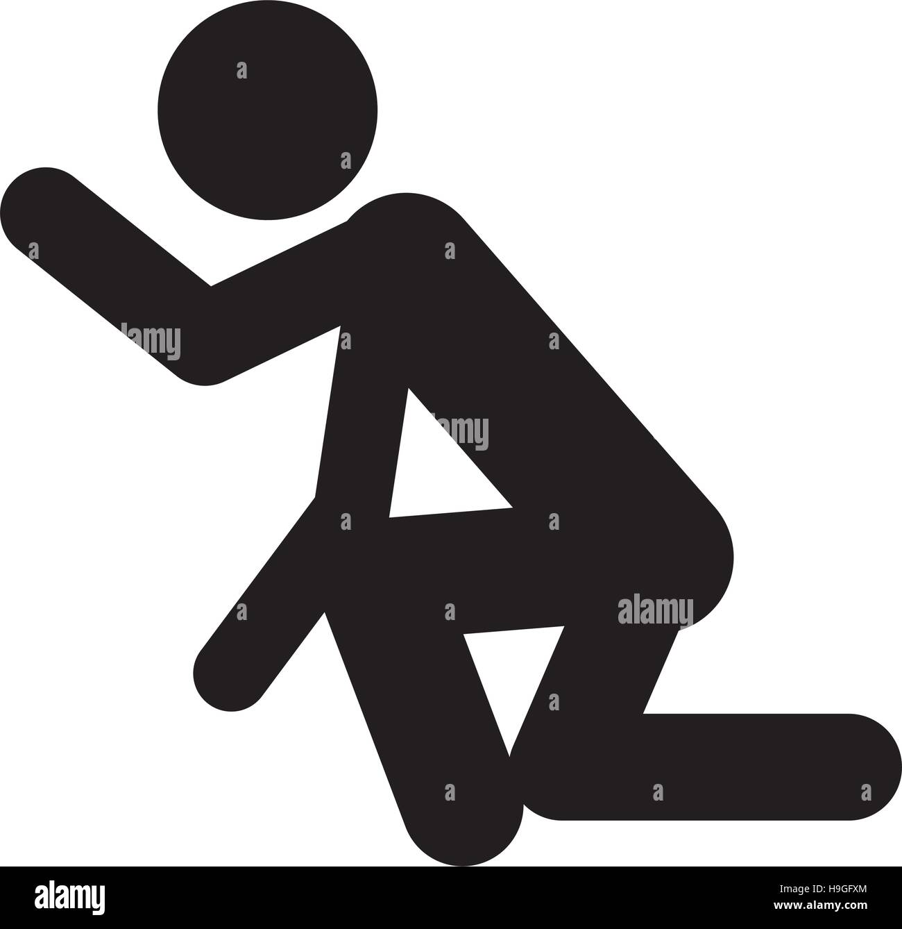 Pictogram icon. People person figure and human theme. Isolated design ...