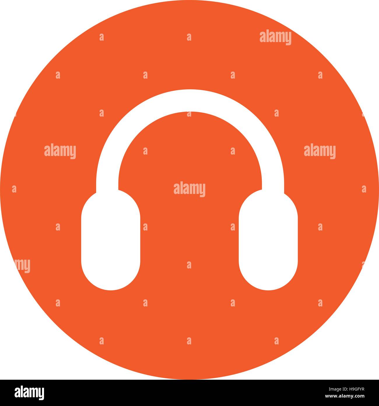 headset sound device isolated icon vector illustration design Stock ...