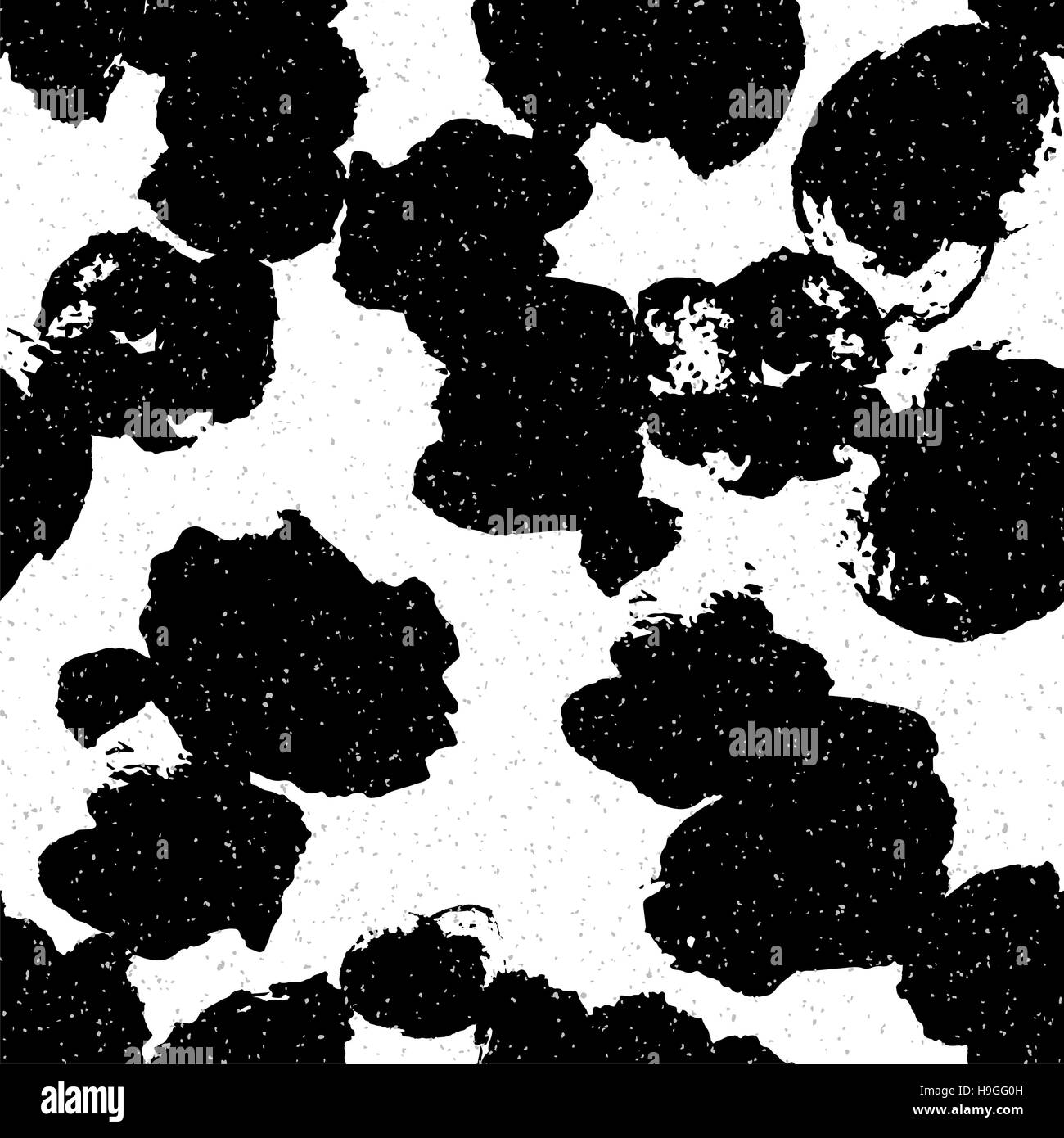 Vector seamless black and white pattern hand drawn ink for wallpaper ...