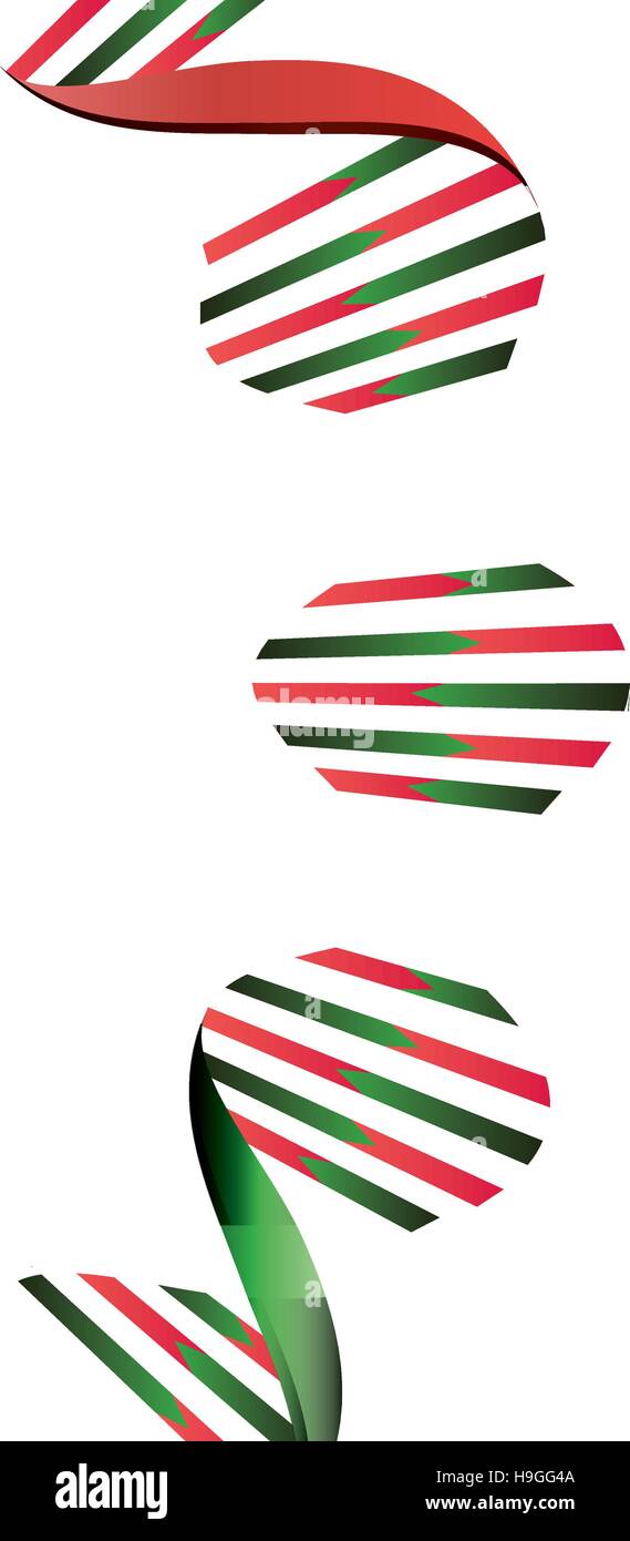 Molecular structure of DNA vector illustration design Stock Vector ...