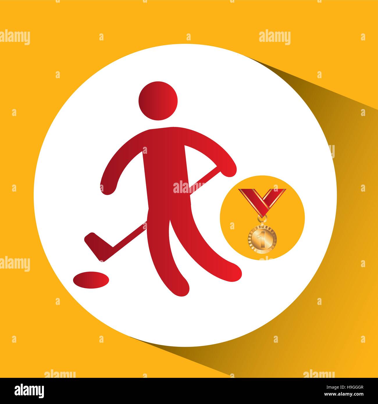 olympic gold medal golf icon Stock Vector Image & Art - Alamy