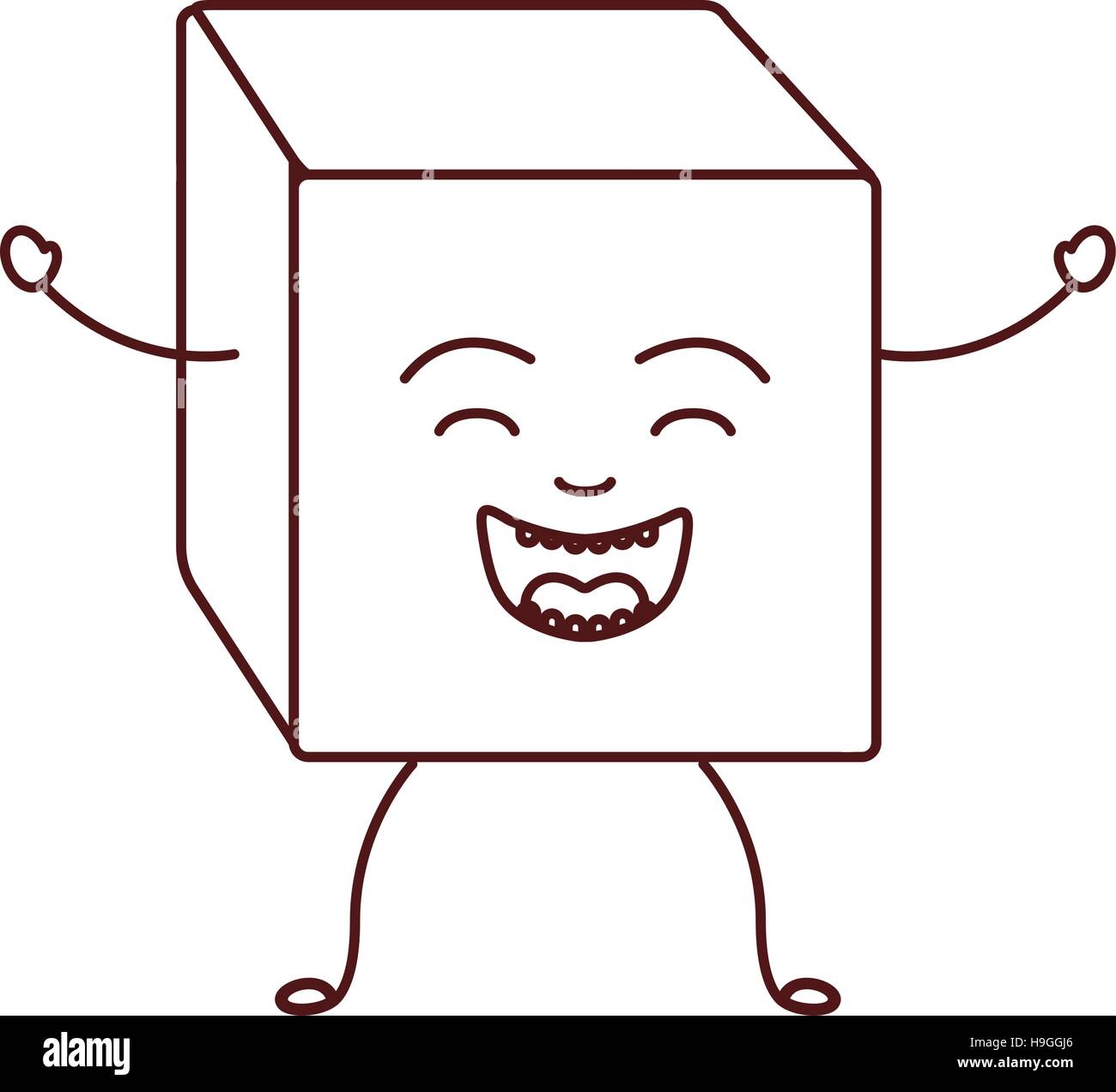 Sugar cube icon. Dessert sweet candy food and organic theme. Isolated ...