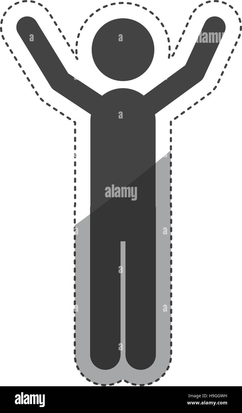 Pictogram icon. People person figure and human theme. Isolated design ...