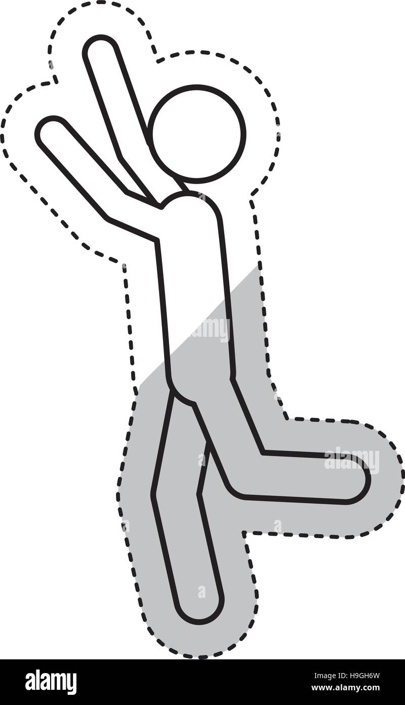 Pictogram icon. People person figure and human theme. Isolated design ...