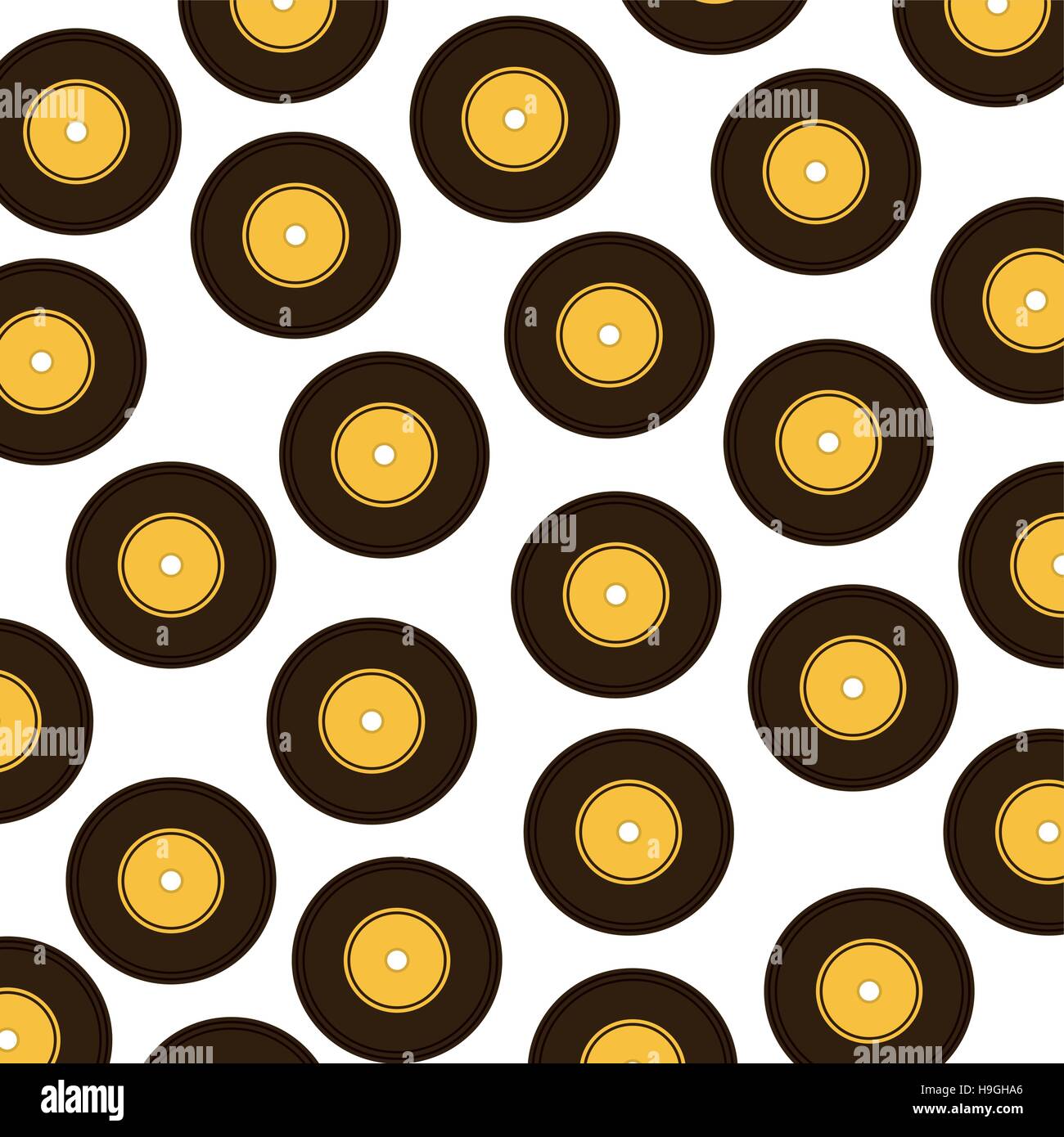 Old vinyl long play records Stock Vector Images - Alamy