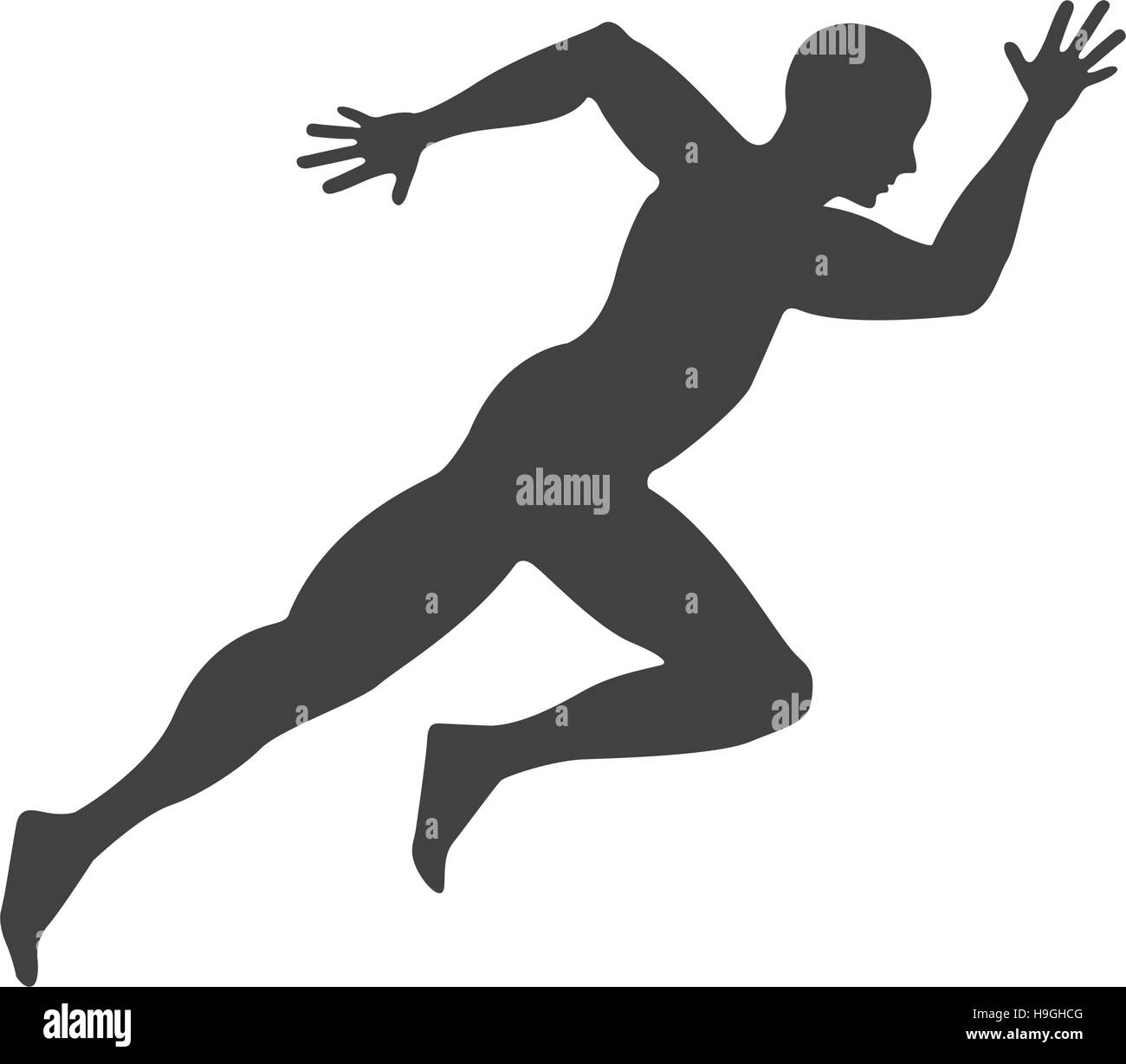 Olympics sprint Stock Vector Images - Alamy