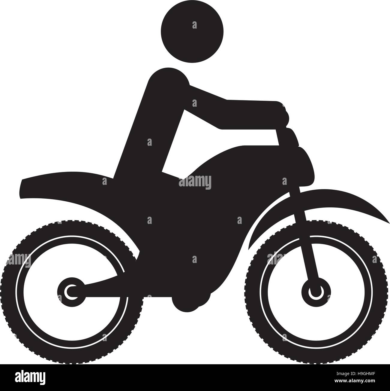 Pictogram and motorcycle icon. Sport hobby people person and human ...
