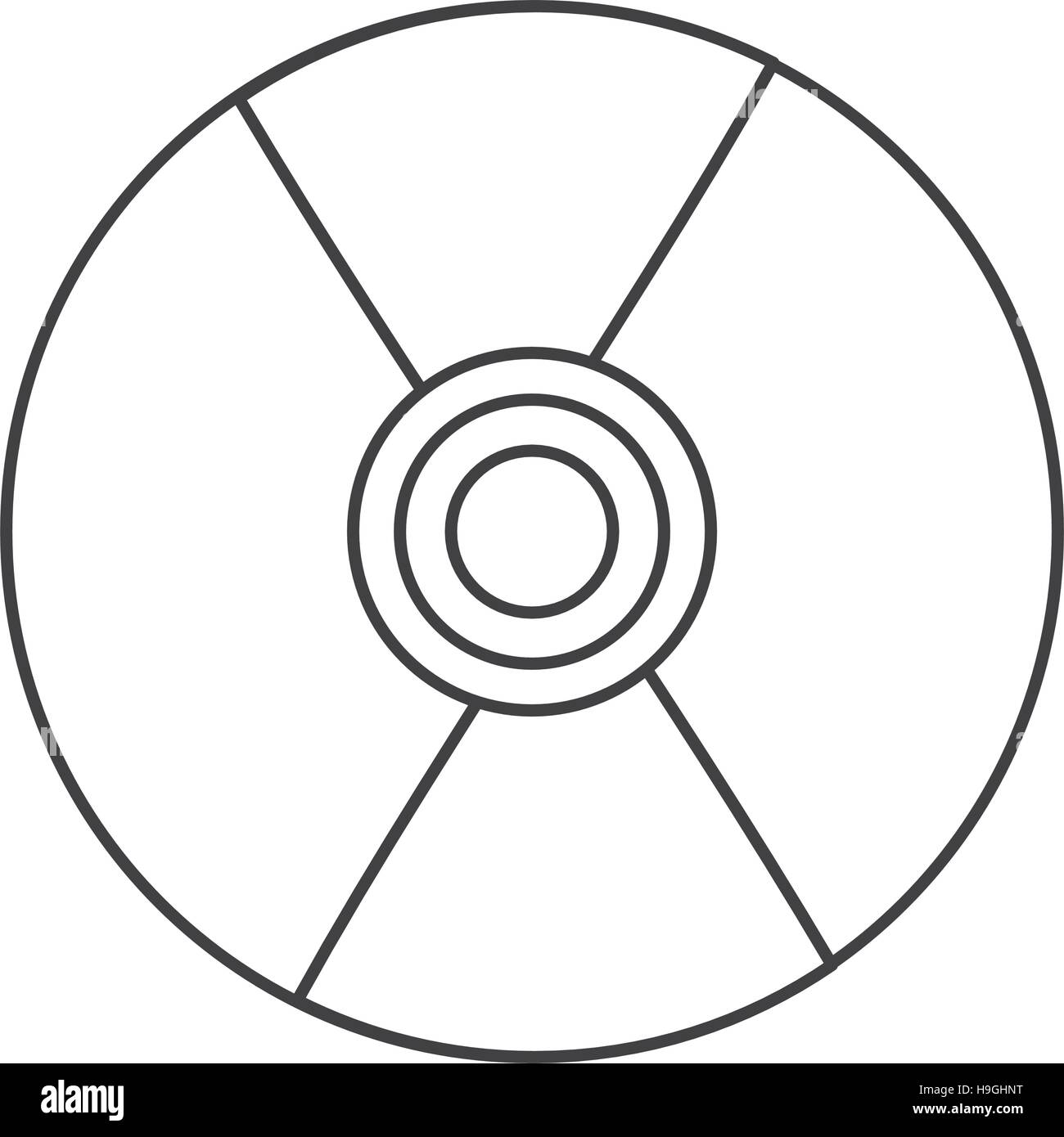 compact disk audio device icon vector illustration design Stock Vector ...